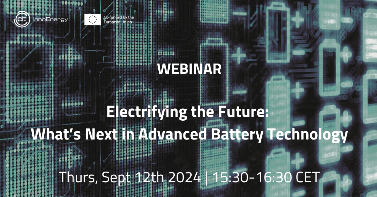 EIT InnoEnergy | WEBINAR NEXT GENERATION BATTERIES